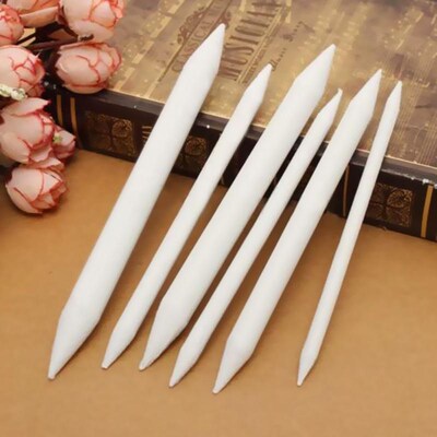 6pcs Blending Smudge Tortillon Stump Sketch Art Drawing Ske