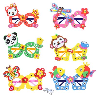 EVA Diamond painting Glasses Children's Hand-made Educat