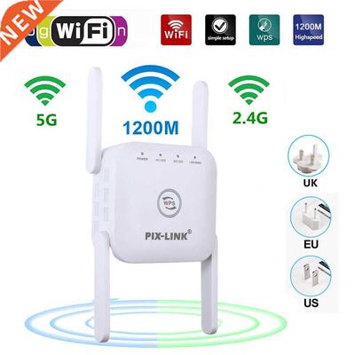 2.4G/5G Wifi Repeater Wifi Extender 1200M Wifi Amplifier Wir
