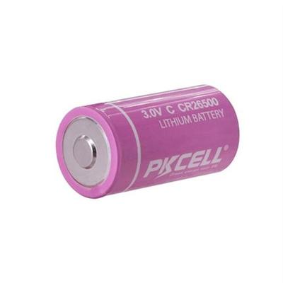 4PCS PKCELL CR26500 CR 26500 AA Lithium Battery 3V Cylindri
