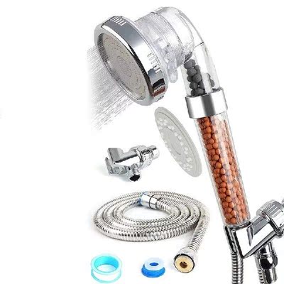 Hot Mineral Shower Head High Pressure With Filter,Handheld
