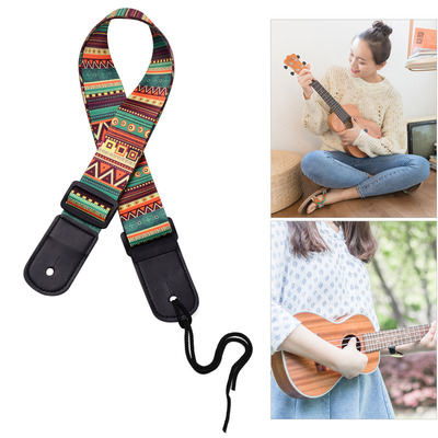 Adjustable Ukulele Guitar Strap Soft Polyester Shoulder Belt