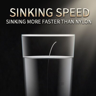 50m 100m  Monofilament Fluorocarbon Fishing Line Fishing