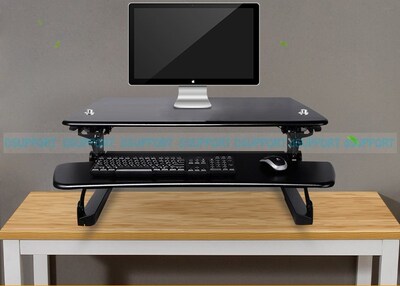 M1M Easyp Height Adjustable Sit Stand Desk Riser Foldable La