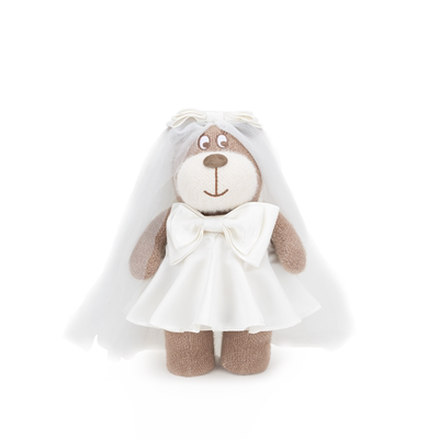 小熊汉斯公仔新西装婚纱毛绒