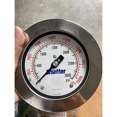 现货Shaffer高压压力表，99新未使用
