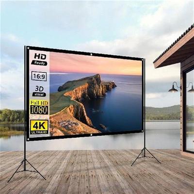 Double Sided Projector Screen Projection Movies Screen HD