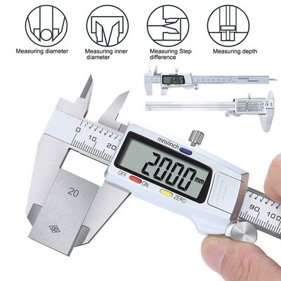 Digital Caliper Stainless Steel Electronic Vernier Calipers