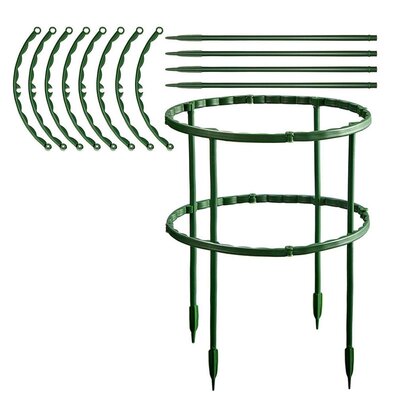 Plastic Plant Support Pile Stand for Flowers Semicircle