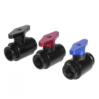 VODOOL G1/4 Vent Valve Aluminum Handle Double Inner Teeth Wa
