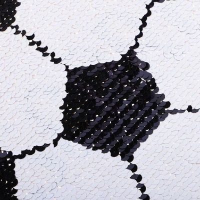 Sequin Patch for Clothing, Color Football Paillette Applique