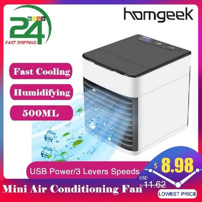 Mini Portable Air Conditioner USB Personal Space Air Cooler
