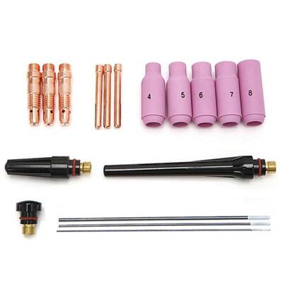 TIG Welding Torch Collets Body 2% Thoriated Tungsten For WP-