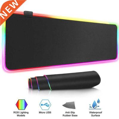 Gaming Mouse Pad Computer Mousepad RGB Large Mouse Pad Gamer