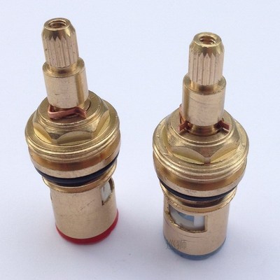 2 PCS 18mm Brass Replacement Ceramic Disc Tap Valves Cartrid