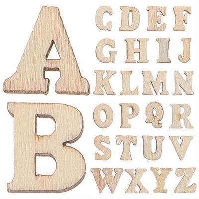 100 Pcs Nativity Crafts Kids Unfinished Wood Letter The