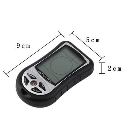 Digital 8 in 1 LCD Compass Barometer Altimeter Thermo Temper