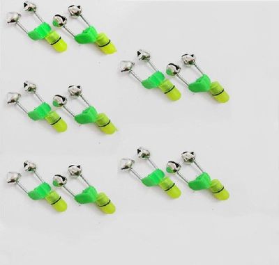 Fishing Tools 10PCS LED Night Fishing Rod Bite Bait Alarm