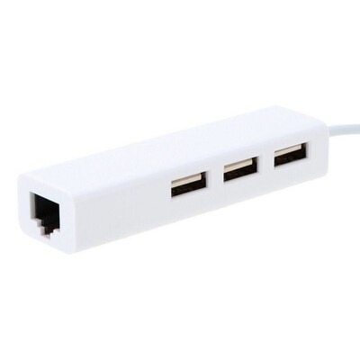 Type-C RJ45 Ethernet with 3 Port USB HUB 2.0 RJ45 Lan Networ