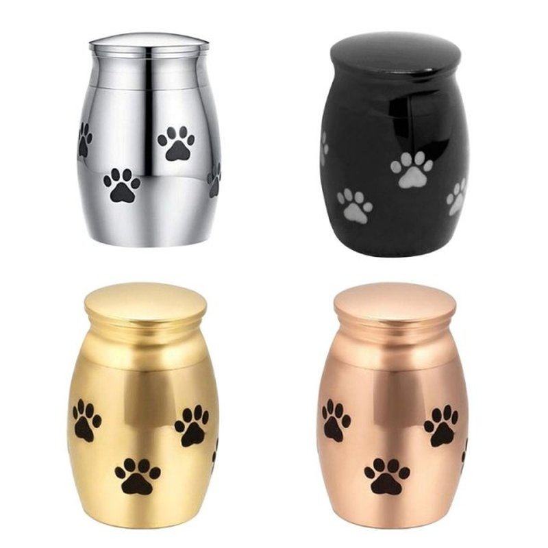 Pet Cremation Urns Stainless Steel Ash Memorial Container Do_虎窝淘