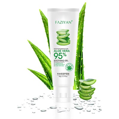 60g Face Cream Aloe Soothing Gel Aloe Vera Gel Skin Care Rem
