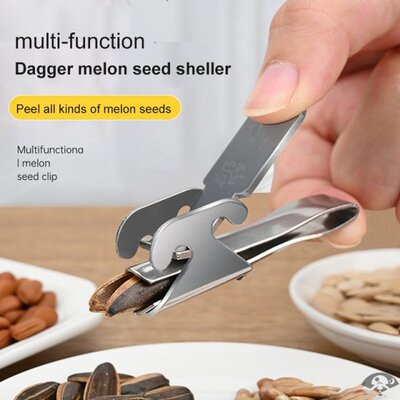 Stainless Steel Size Double Clip Melon Seed Shelling Machine
