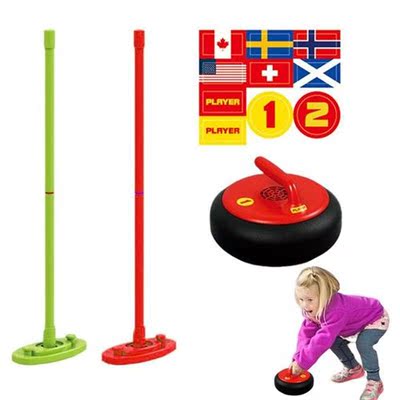 Curling Board Game Practical Curling Game For Kids Sport