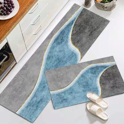 Modern kitchen mat 3D printing long bedroom entrance door ma