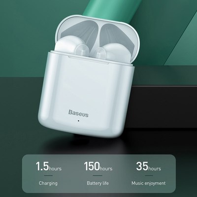 Baseus W09 TWS Bluetooth Earphone Wireless Handsfree Headpho