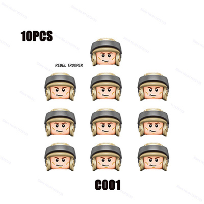 10pcs 501st Legion Clone Snowtroopers Troopers Building Bloc