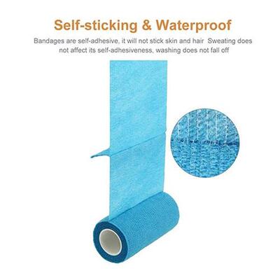 1 Rolls First Aid Self Adhesive Cohesive Bandages Sports Tap