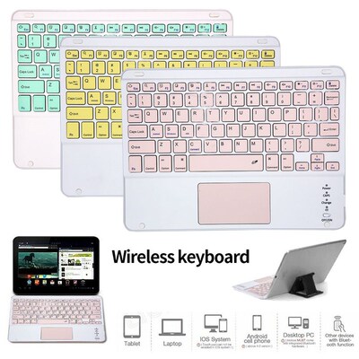 Portable Mini Wireless Bluetooth Keyboards With Touchpad 10
