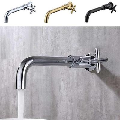 Hot!Brass Wall Mounted Sink Basin Basin Faucet Bathroom Col