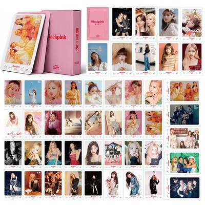 BLACK and PINK Photocard LOMO Card 54pcs Postcard with Box