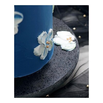 SWEETGO Marble cake turntables Piping Rotating cake stand de