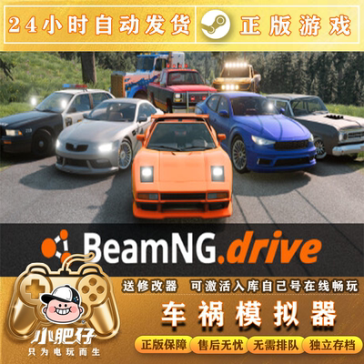 正版Steam车祸模拟器激活入库中文PC全球区国区BeamNG drive全DLC