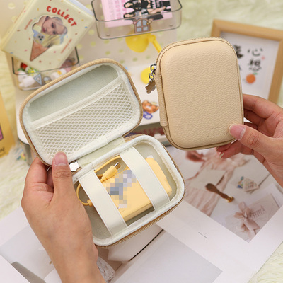 适用于安克猫和老鼠充电宝包收纳包新款皮质硬壳防水便携防震抗压抗摔多用途户外旅行露营通勤