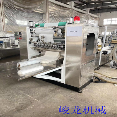 干湿两用棉柔巾加工设备-全自动一次性毛巾机水刺无纺布棉柔巾