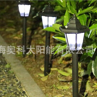 太阳能六角灯 套三AK-5027地插款太阳能草地灯 太阳能草坪灯