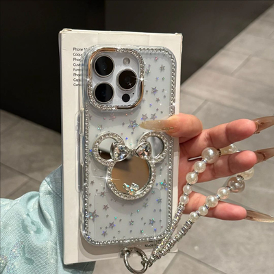 适用于iPhone16闪钻边框手机壳