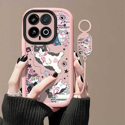 可爱猫咪适用iQOO13手机壳iqoo11s新款iq7/8全包iqoo9pro防摔iqoo10/11/12高级iqooU3x标准iqoou5e软iqoou1x