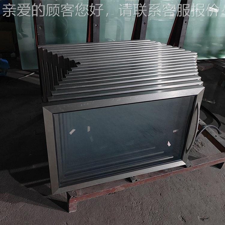 瑞鸿三层中空玻璃工厂定制黑色丝印C优质玻璃生产厂家