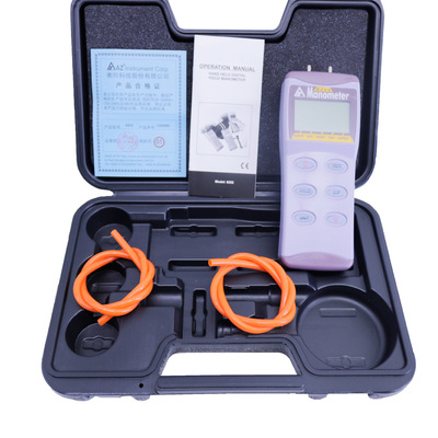 AZ8252 Portable Digital Manometer Digital Differential Press