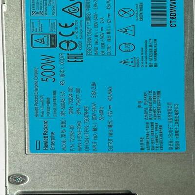 原装HP Gen9 723594-001 754377-00