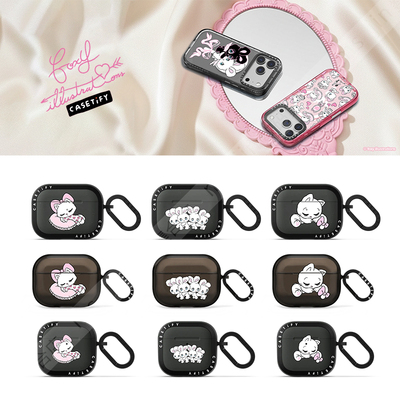 CASETiFY可爱大眼兔耳机保护套