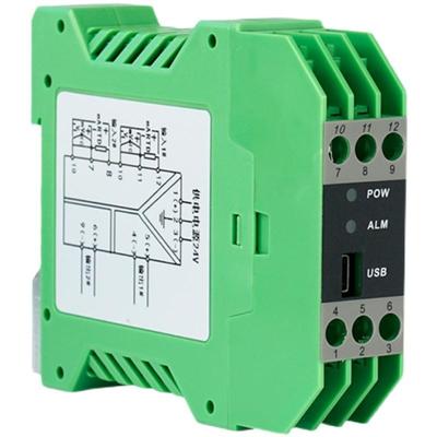 直流讯号隔离器一进二出pt100温度变送器4-20mA分配器0-10V安全栅