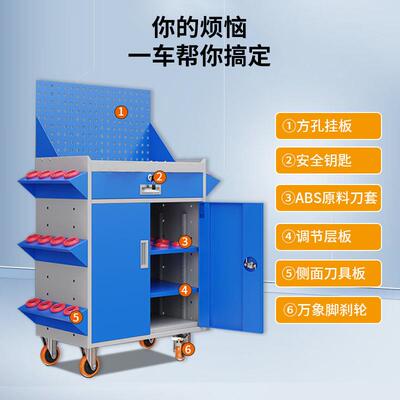 修重型工具柜车间GJG-6664用加厚双开门工厂汽零件柜储钢物柜制五