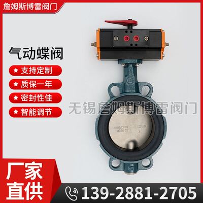 气动对夹蝶阀 304阀板蝶阀 詹姆斯博雷Bray Z011-A 依博罗EBRO