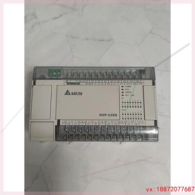 (非标价)拆机台达PLC   DVP32EH00R3-L  左边带扩展