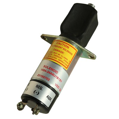 发电机组熄火电磁阀129470-67320 1504-12A6U1B1S2 停车熄火开关